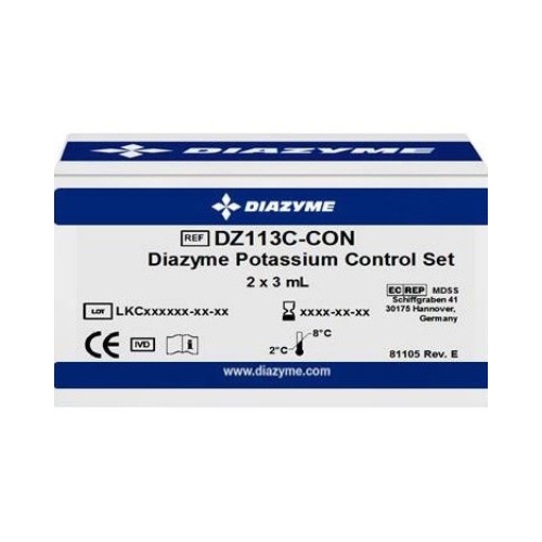 Diazyme Enzymatic Potassium Two Level Control Set